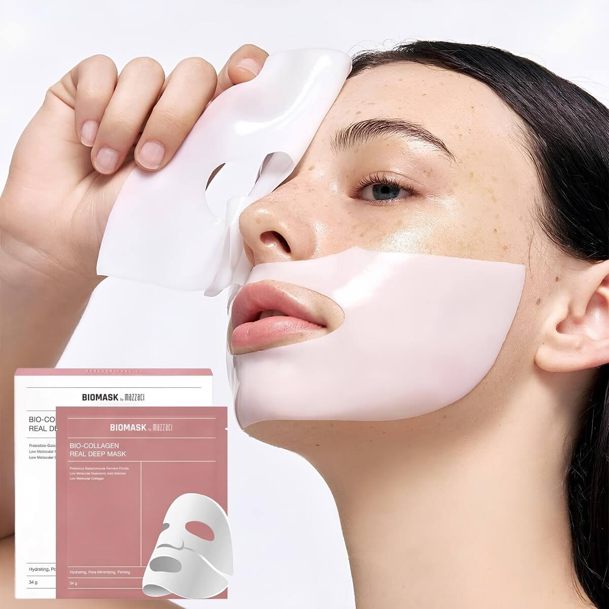 BioMask™ vlažilna kolagenska maska (4 kosi)