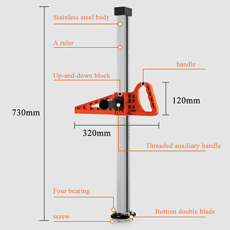 Profesionalni rezalnik mavčnih plošč ExactX